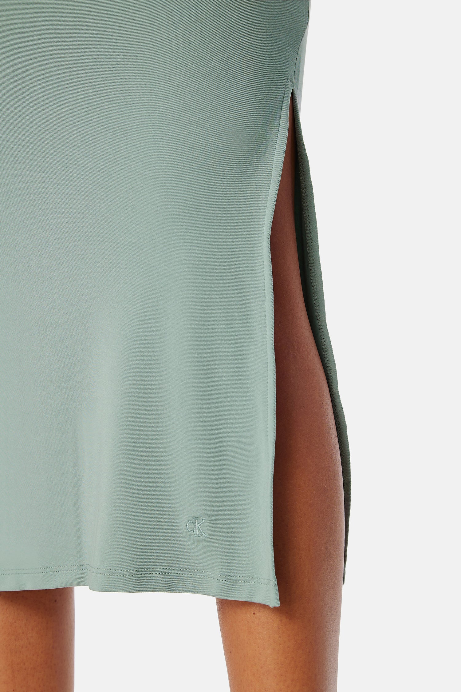 Calvin klein jeans – Modal Detail Dress – campaign-outlet – Green