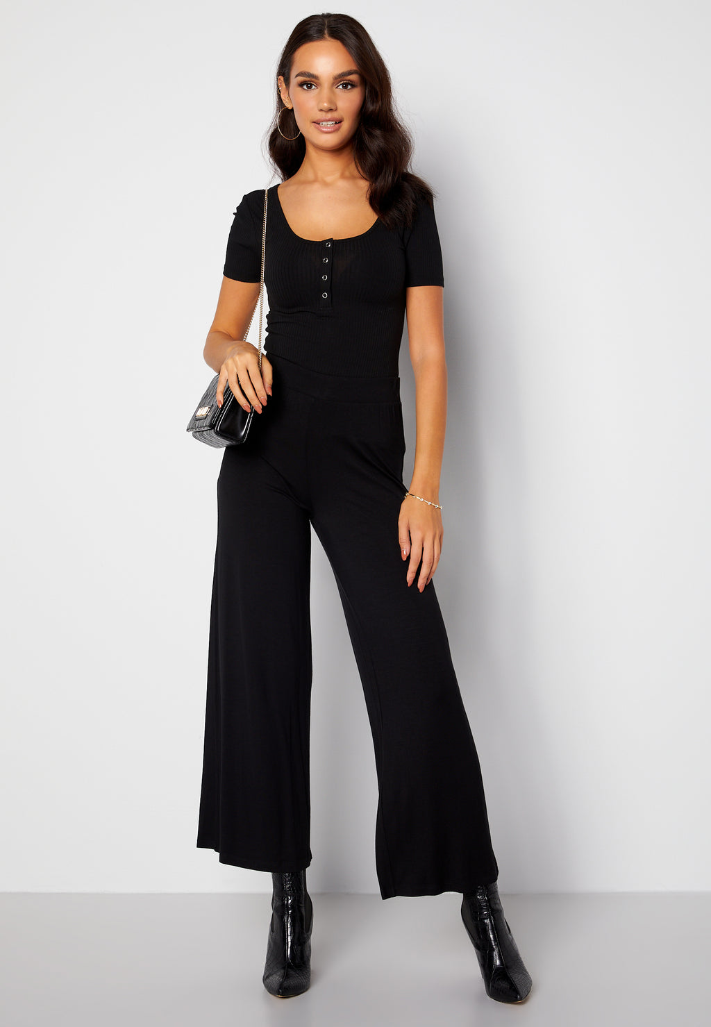 Happy holly – Anne tricot pants – + SIZES – Black