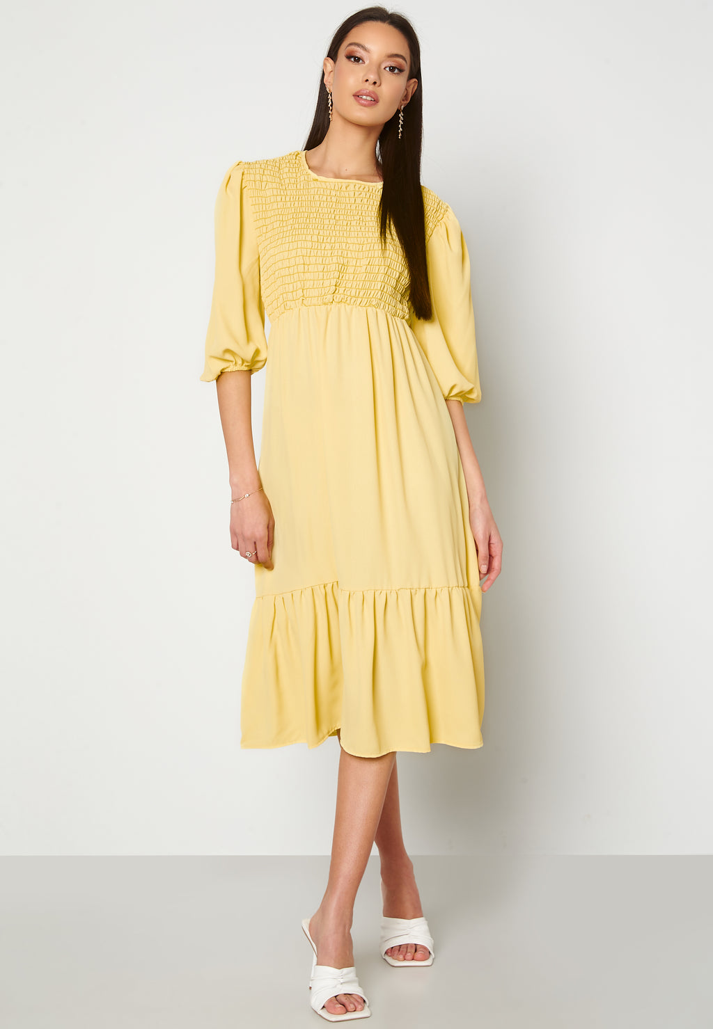 John zack – Smock Midaxi Dress – Dresses – Yellow