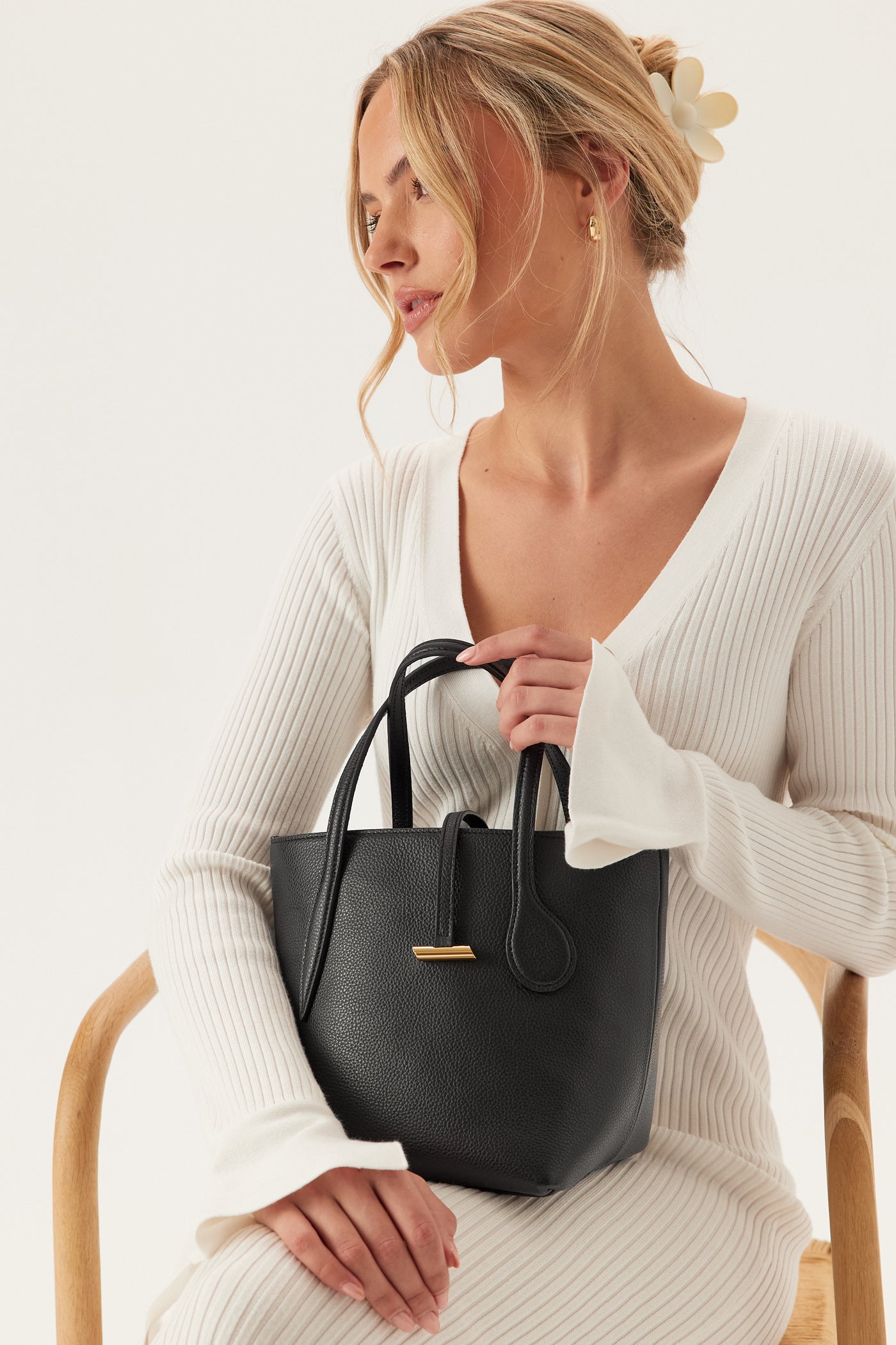 Liffner – Sprout Tote Mini – Accessories – Black