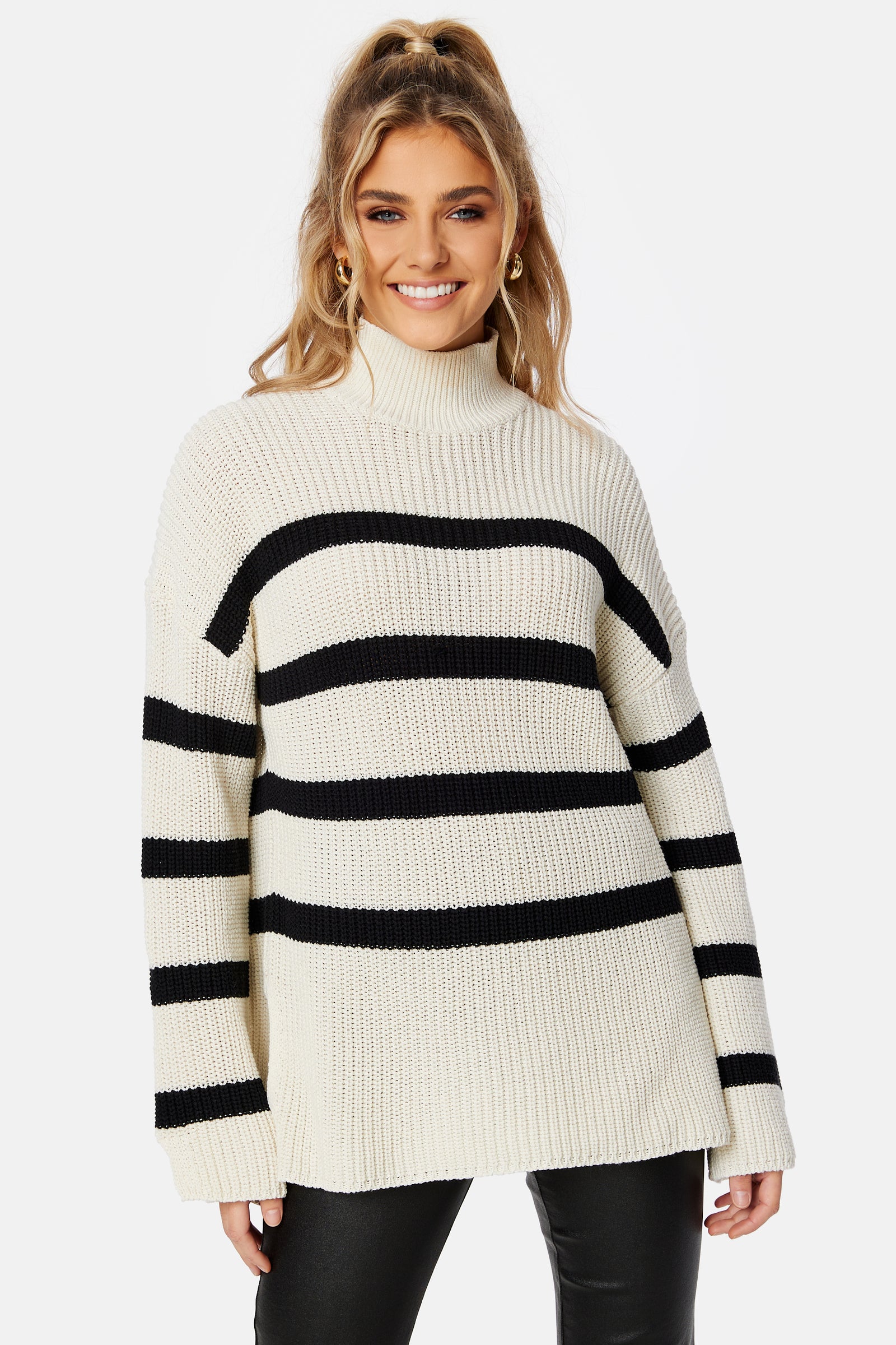 Only – Bella Life LS High Neck Knit – campaign-outlet